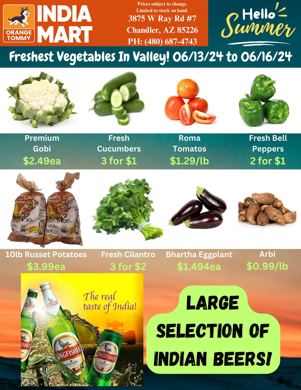 Orange Tommy - No.1 Desi Grocery & Freshest Vegetable store.