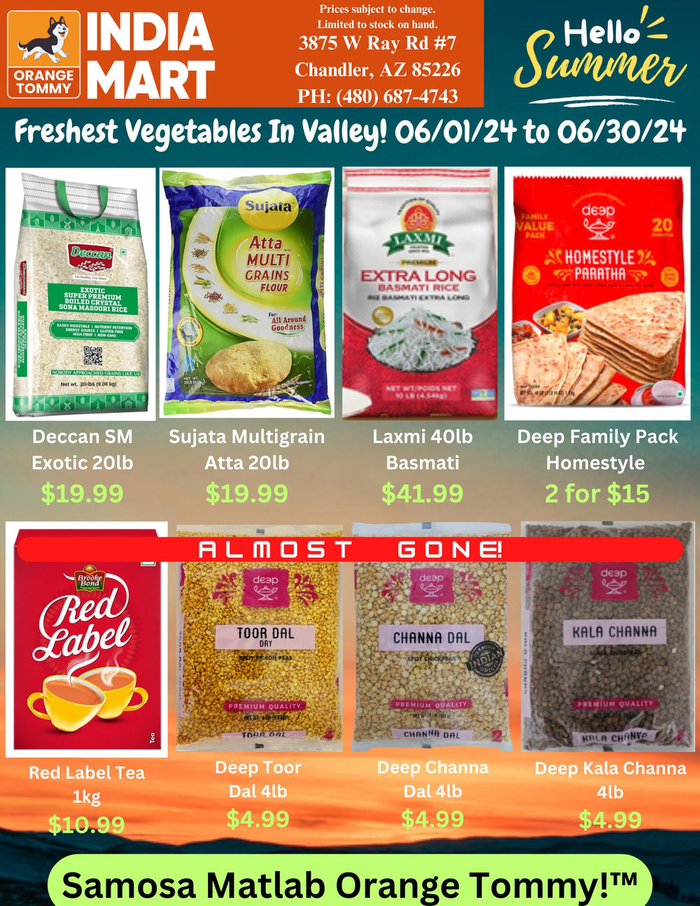 Orange Tommy - No.1 Desi Grocery & Freshest Vegetable store.