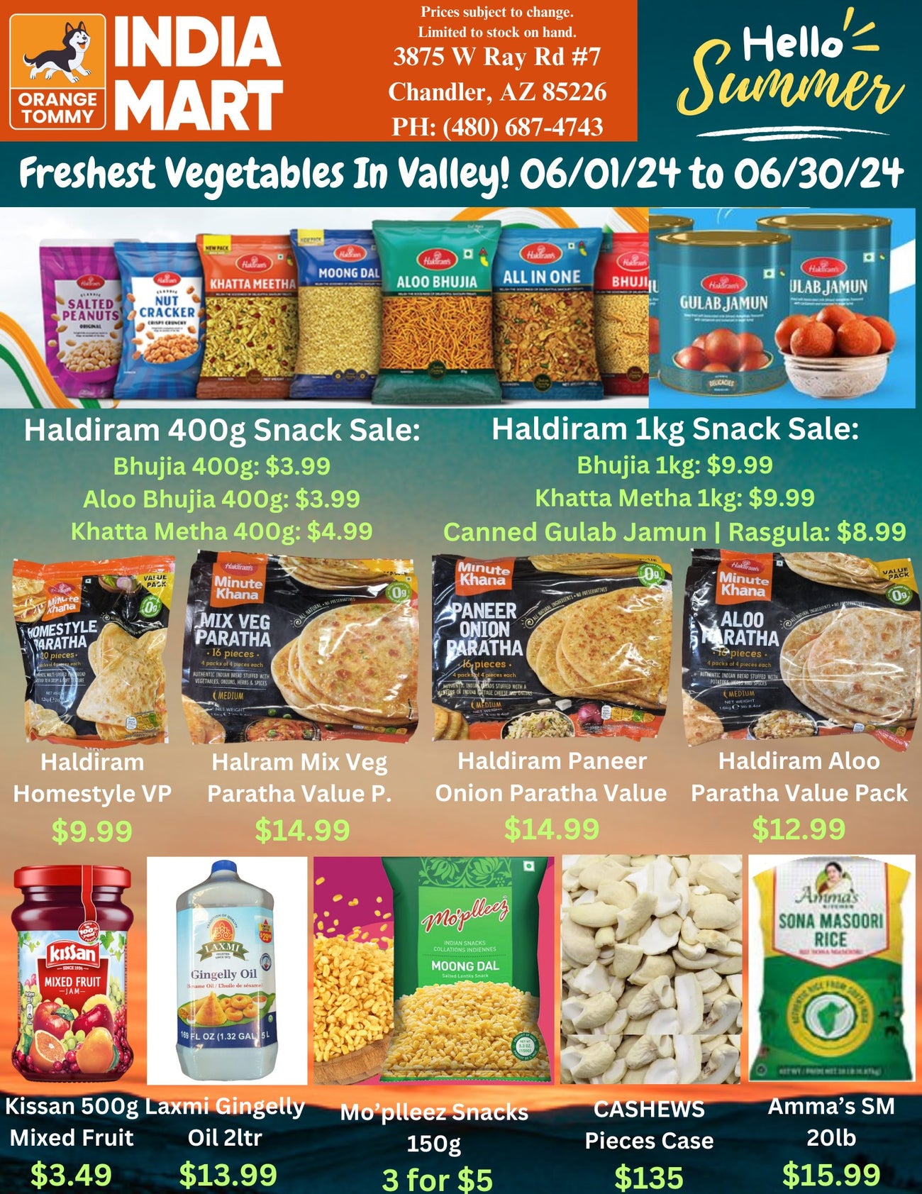 Orange Tommy - No.1 Desi Grocery & Freshest Vegetable store.