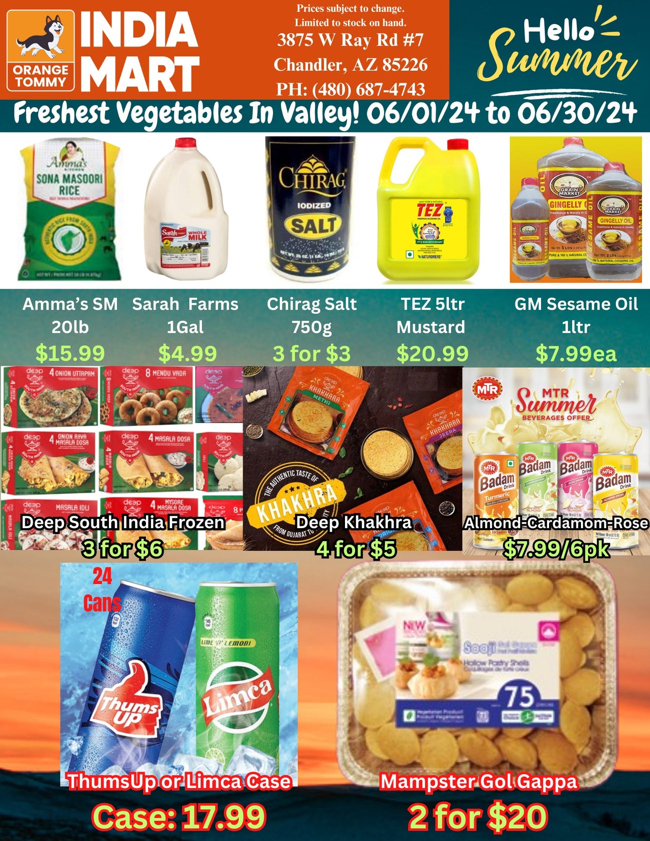 Orange Tommy - No.1 Desi Grocery & Freshest Vegetable store.