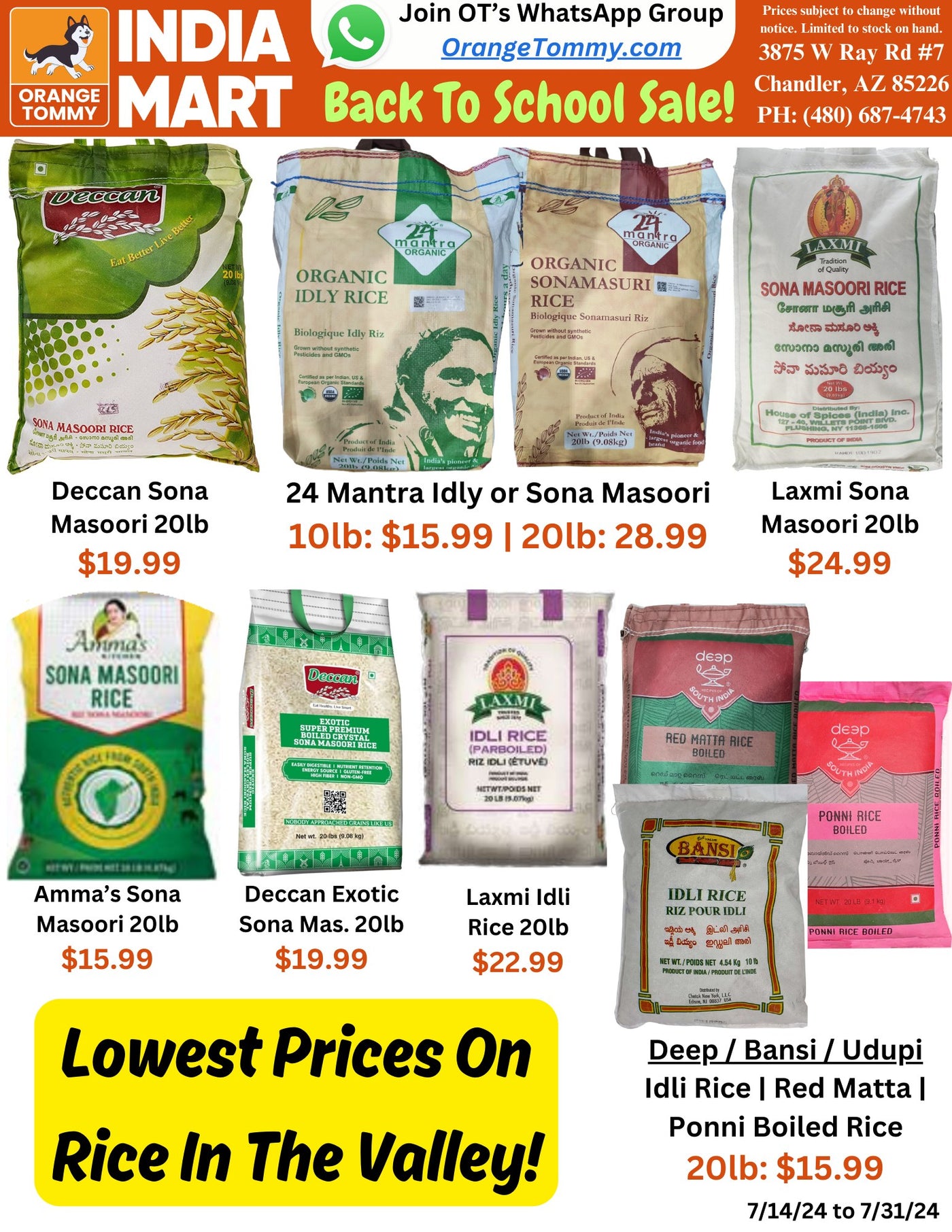 Orange Tommy - No.1 Desi Grocery & Freshest Vegetable store.